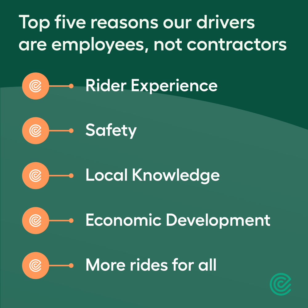 Why do we hire employee drivers?