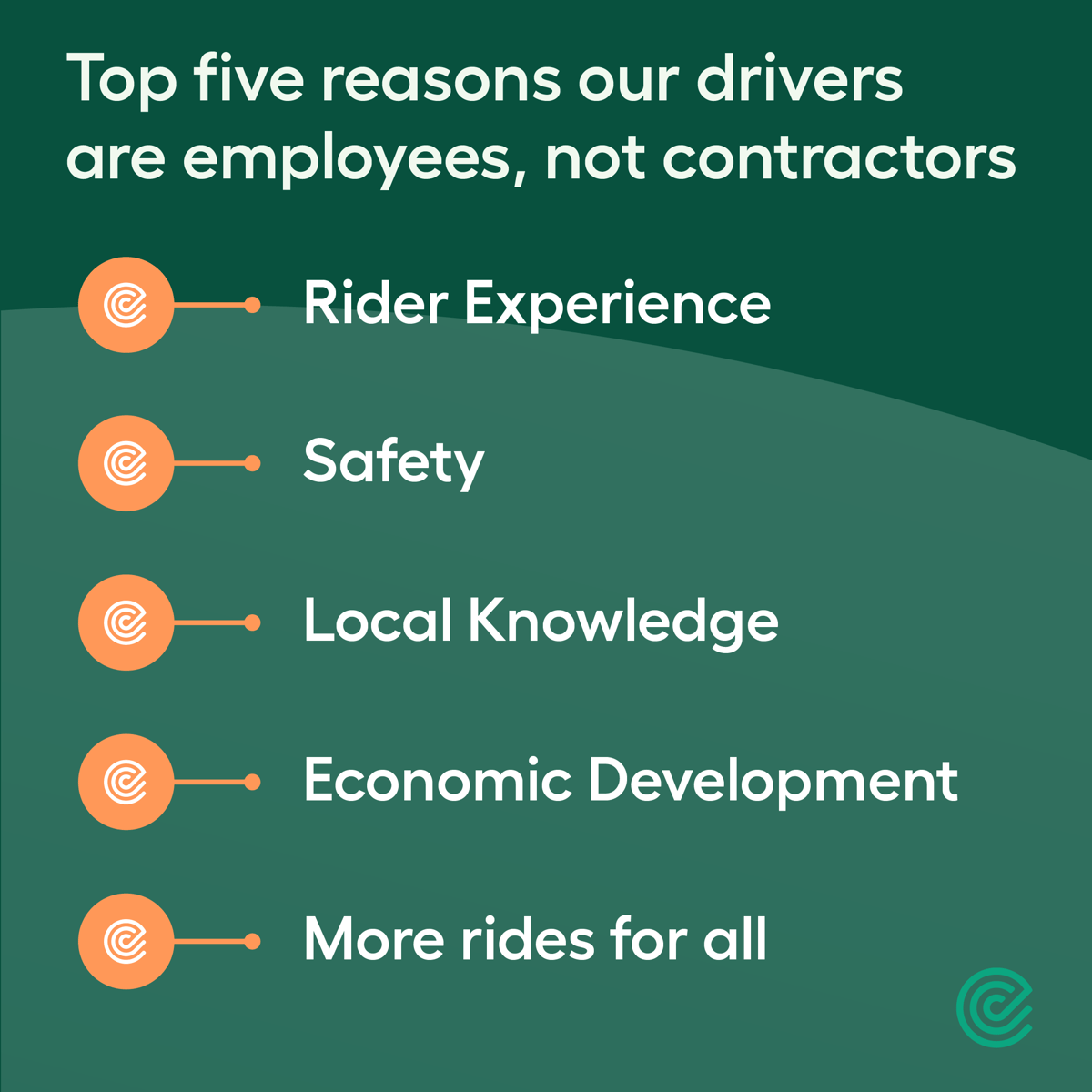 Why do we hire employee drivers?
